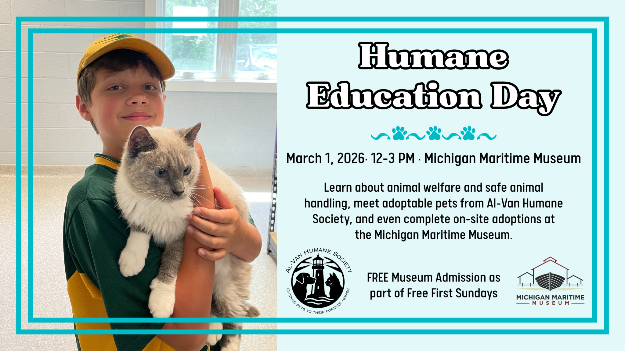 Humane Education Day with Al-Van Humane Society - Michigan Maritime Museum